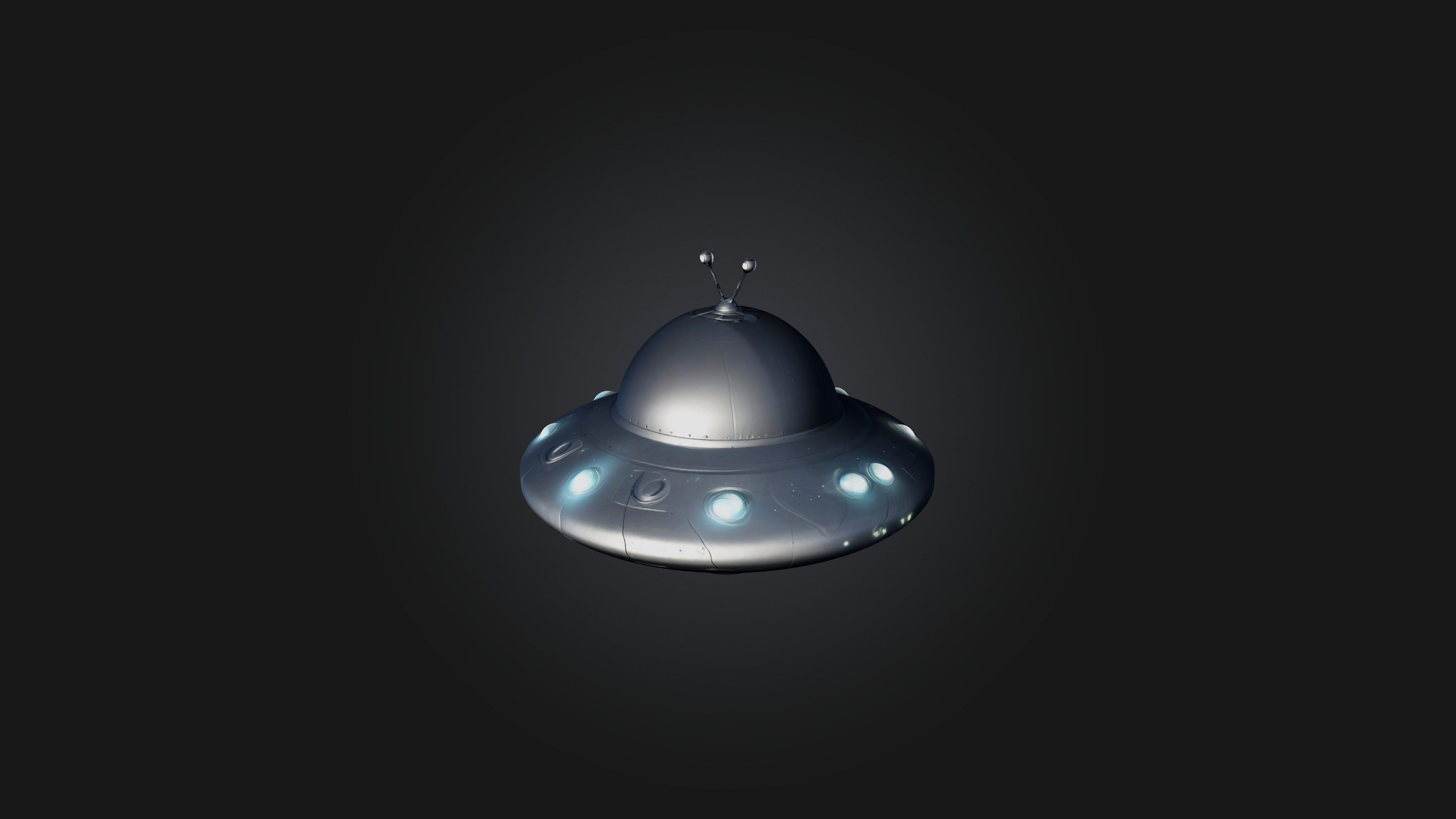 Cartoon UFO 3D model – 3D Model Store